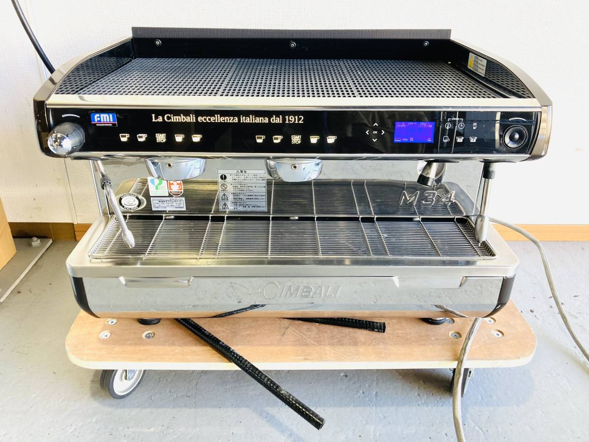 【目立った傷や汚れなし】【即決】LA CIMBALI チンバリ エスプレッソマシン M34SE-DT/2(TS) W120001の落札情報詳細 - Yahoo!オークション落札価格検索 オークフリー