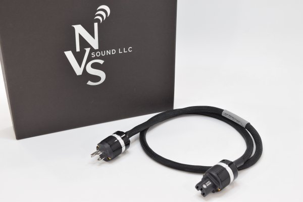 【やや傷や汚れあり】希少 定価32.2万 NVS Sound LLC 電源ケーブル Copper1 Series 1.2m POWER ...