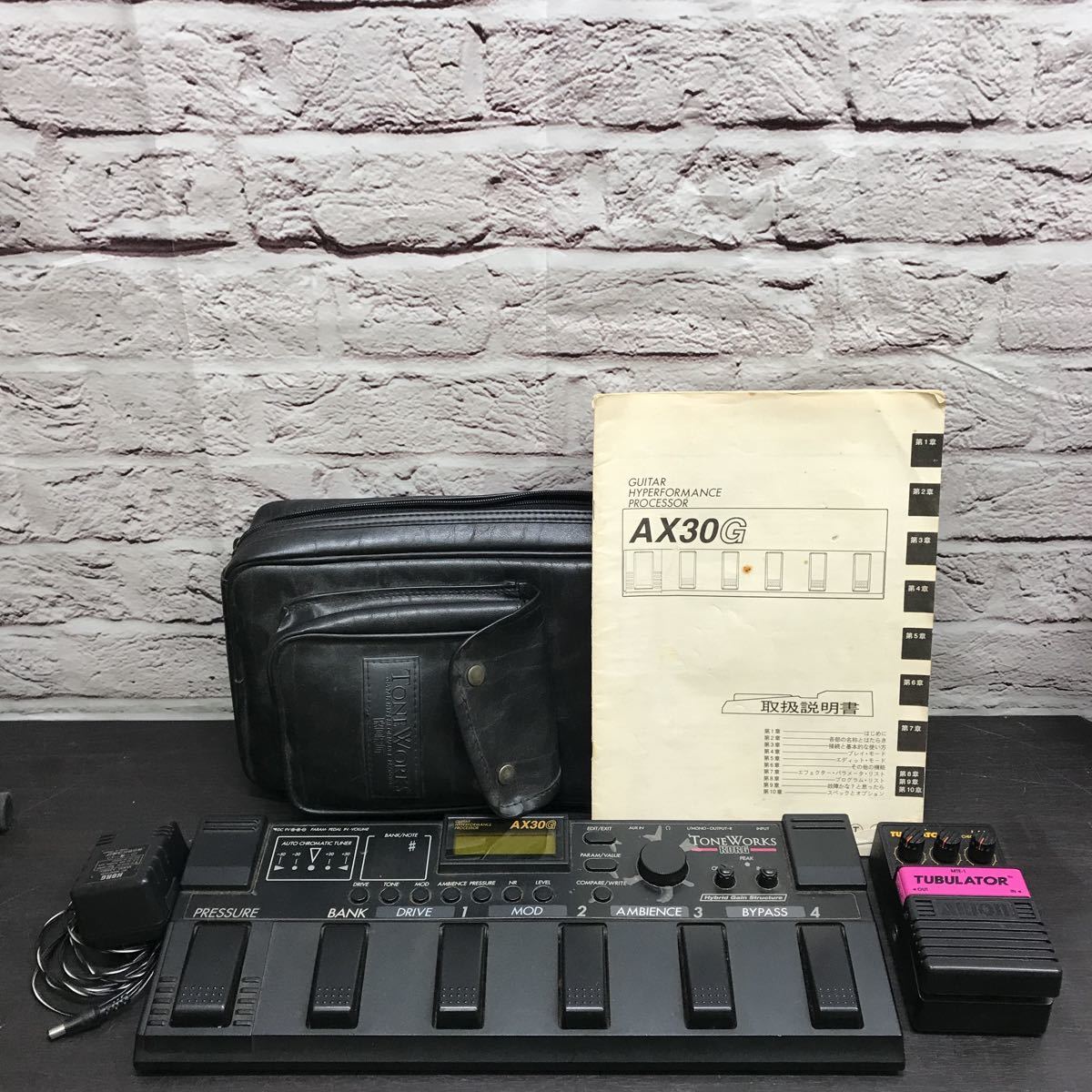【傷や汚れあり】5082-3112 KORG AX30G TONE WORKS & ARION TUBULATOR MTE-1 マルチ ...