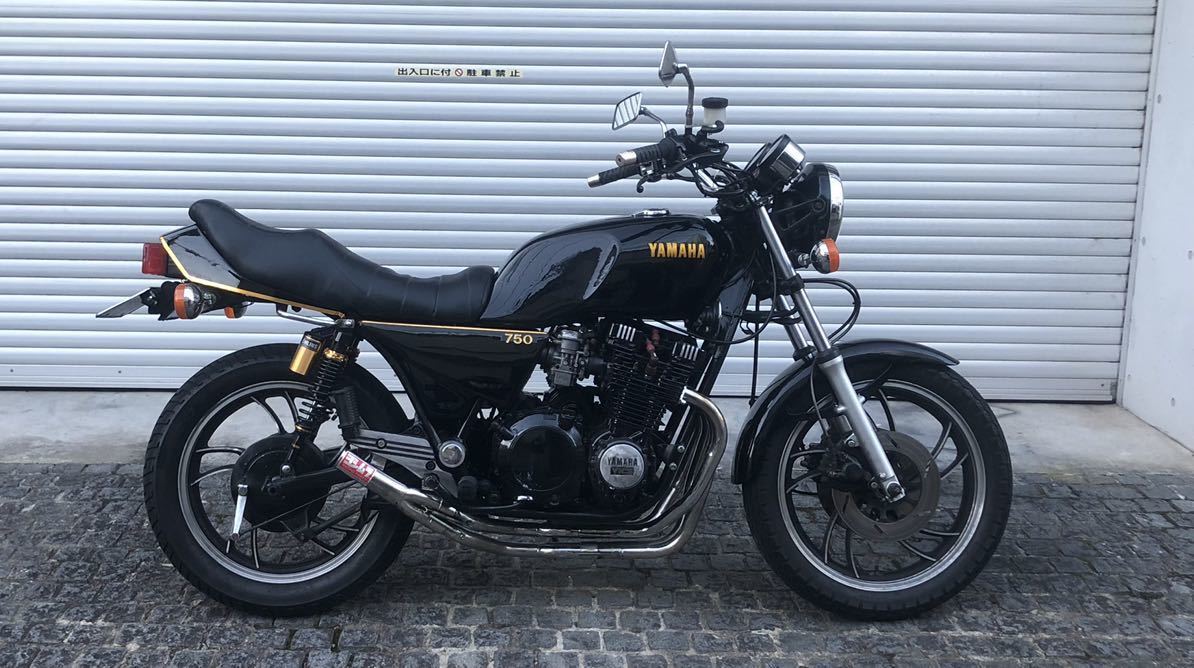 【やや傷や汚れあり】引取即納可 XJ750E カスタム 5G8 車検令和5年4月15日 リハビリ集会ショート ショートマフラー サウンド最高の ...