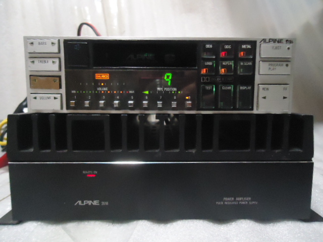 【傷や汚れあり】☆ ALPINE アルパイン カセットデッキ 5324 アンプ 3518 中古 動作修理品 ジャンク の落札情報詳細| ヤフオク落札価格情報 オークフリー