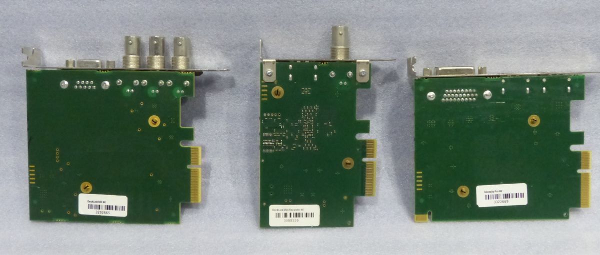 【やや傷や汚れあり】1円スタート Blackmagic Design DeckLink SDI 4K ・DeckLink Mini ...