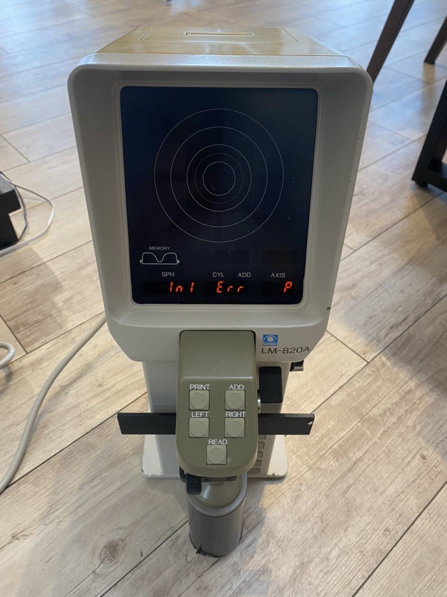 【全体的に状態が悪い】NIDEK ニデック オートレンズメーター LM-820A 中古の落札情報詳細 - Yahoo!オークション落札価格検索 オークフリー