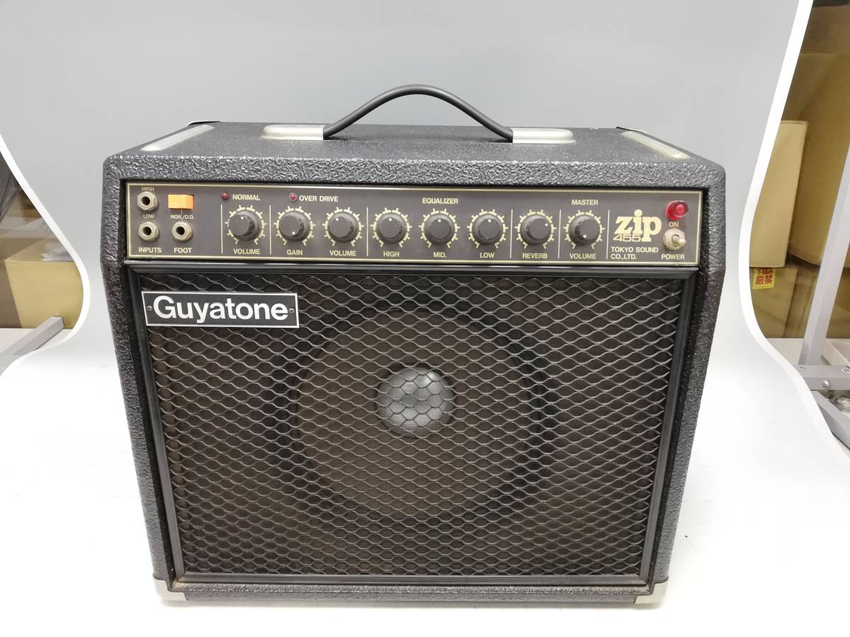【傷や汚れあり】D11-69 Guyatone/グヤトーン ZIP455ギターアンプ モデル名：GA-455【動作確認済・中古品】の落札情報詳細 - ヤフオク落札価格検索 オークフリー