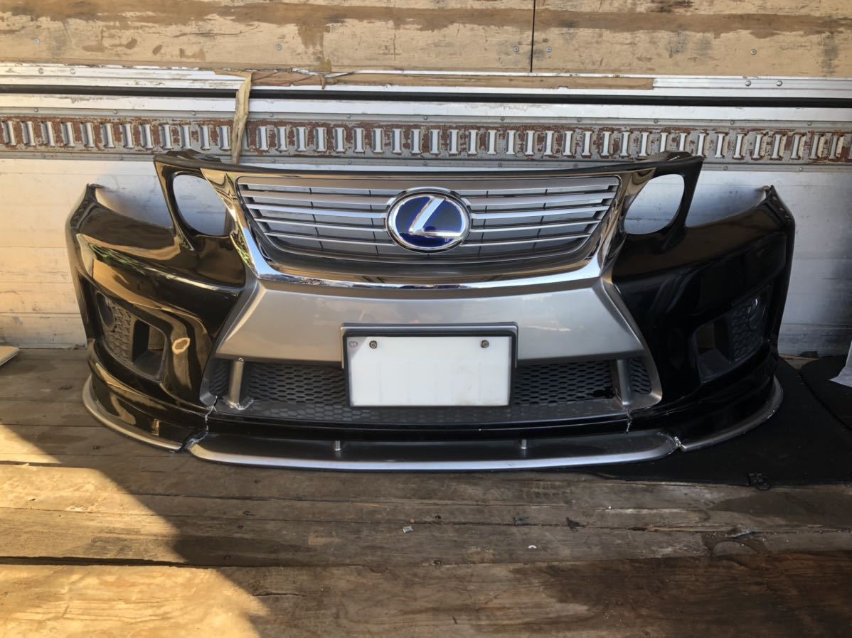 【傷や汚れあり】LEXUS レクサス 社外 エイムゲイン AIMGAIN GS 350 430 450 GRS191 UZS190 GWS191 エアロ フロントバンパー グリル ダクト ...