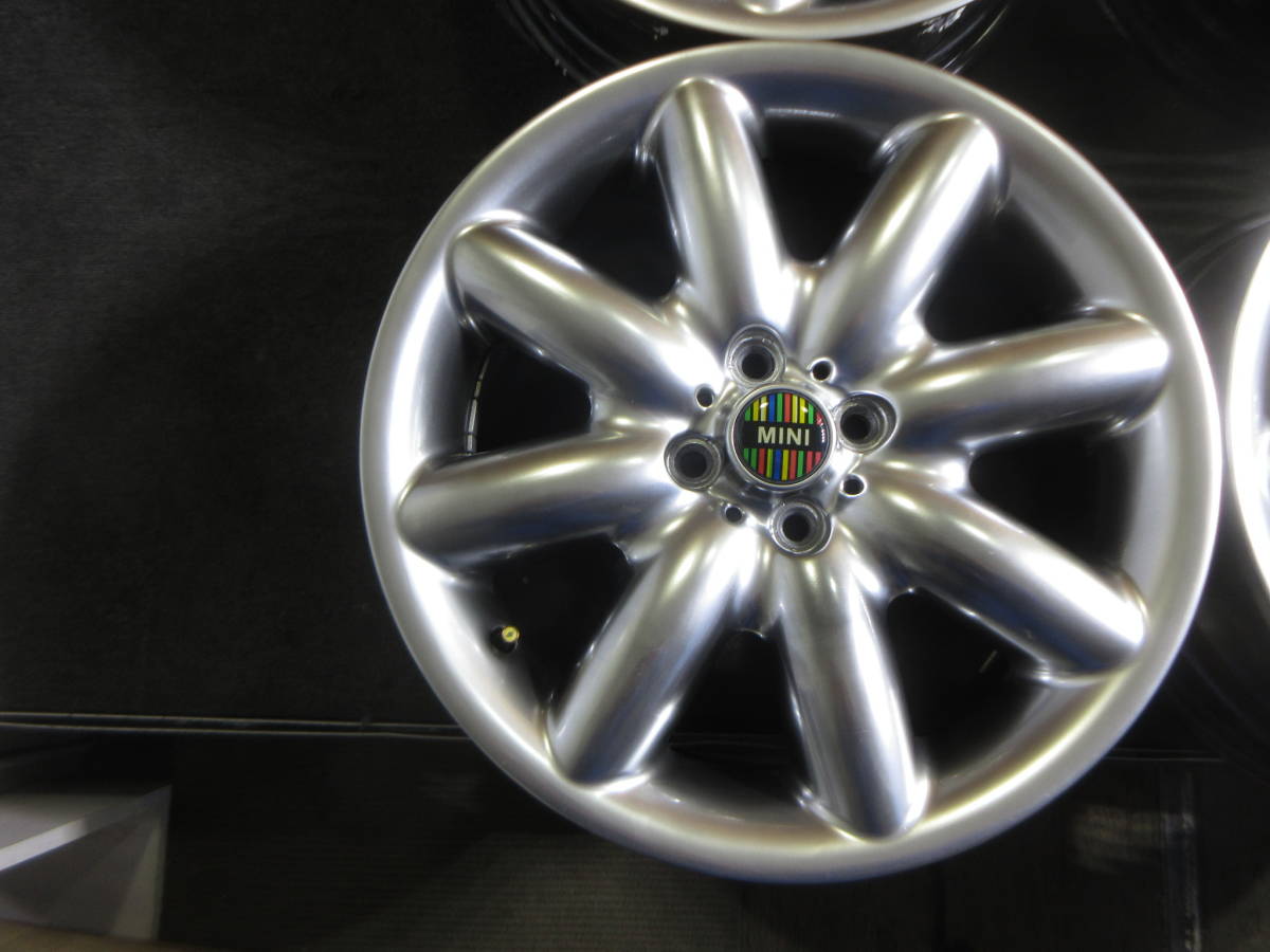【やや傷や汚れあり】G35 ②★希少★BMW R50 R56 MINI純正オプション SスポークR85 4本セット★17インチ7J＋48 4穴PCD100★ガンメタ の落札情報詳細| ヤフオク ...