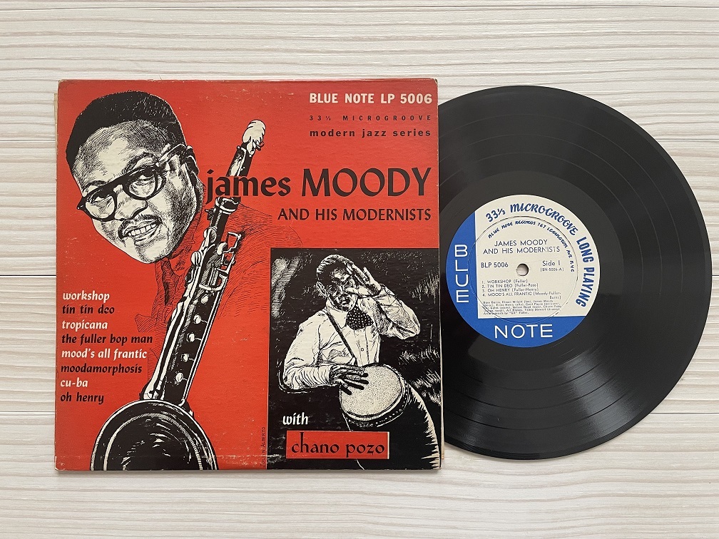 【傷や汚れあり】【US盤BLUE NOTE10インチ】JAMES MOODY★「JAMES MOODY AND HIS MODERNISTS ...