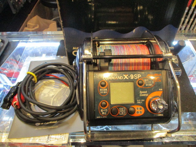 【傷や汚れあり】中古！ミヤマエの電動深場用リール コマンドX9SP 12V仕様 定価248600円 ※代引き不可の落札情報詳細 - ヤフオク落札価格検索 オークフリー