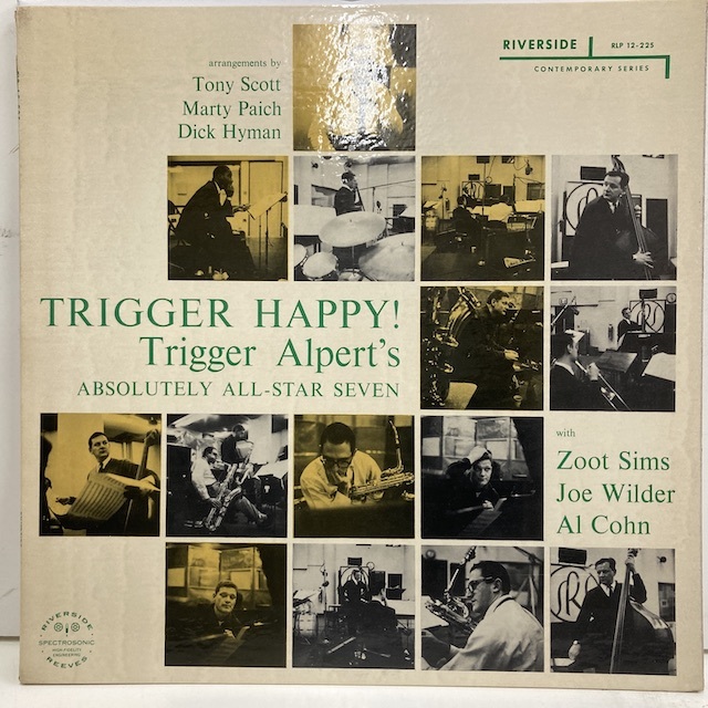 【目立った傷や汚れなし】 即決 Triger Alpert Zoot Sims / Trigger Happy 32211 米オリジナル 白 ...