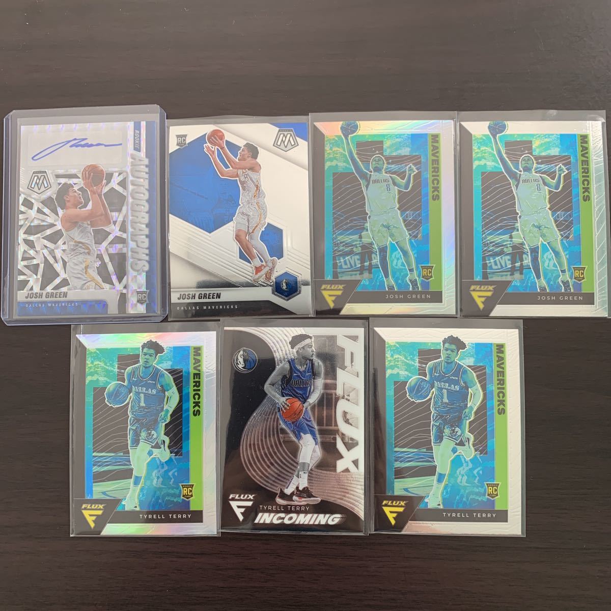 【目立った傷や汚れなし】【7枚セット】Josh Green Tyrell Terry RC 2020-21 Panini ジョシュ・グリーン ...