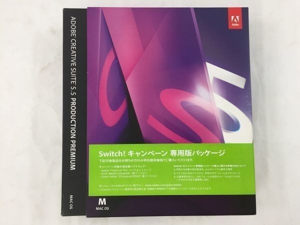 【傷や汚れあり】L897 ADOBE CREATIVE SUITE 5.5 PRODUCTION PREMIUM / MAC 630の落札情報 ...