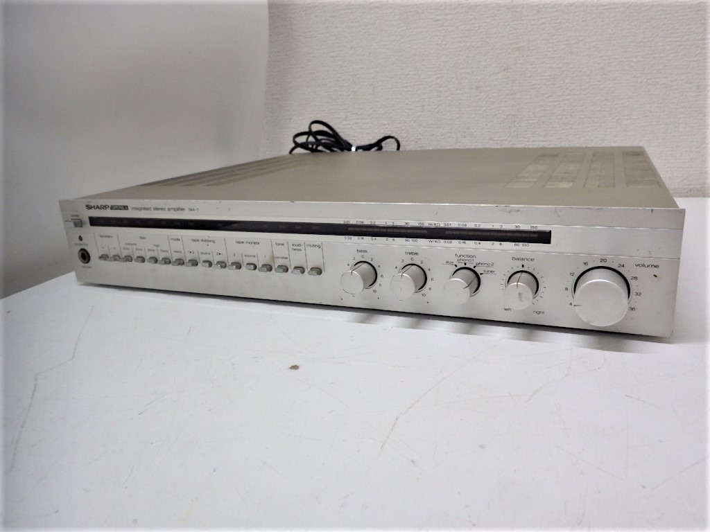 【パワフルな音】 SHARP シャープ製、TU-AM2、プリメインアンプです★★ の落札情報詳細| ヤフオク落札価格情報 オークフリー