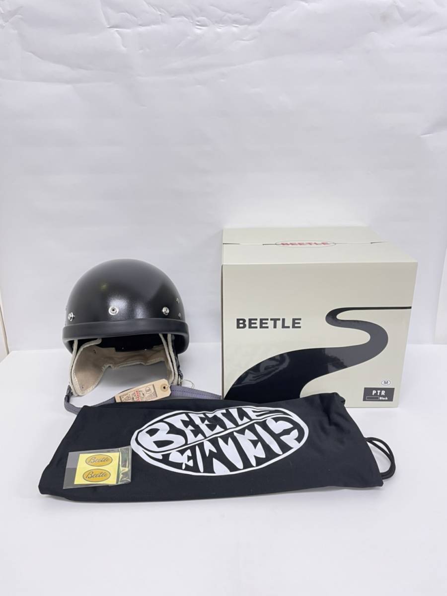 【未使用】現状保管品 美品 OCEAN BEETLE BEETLE PTR BLACK 黒 M オーシャンビートル 黒 ブラック 半ヘルの落札情報詳細 - Yahoo!オークション落札価格検索 ...