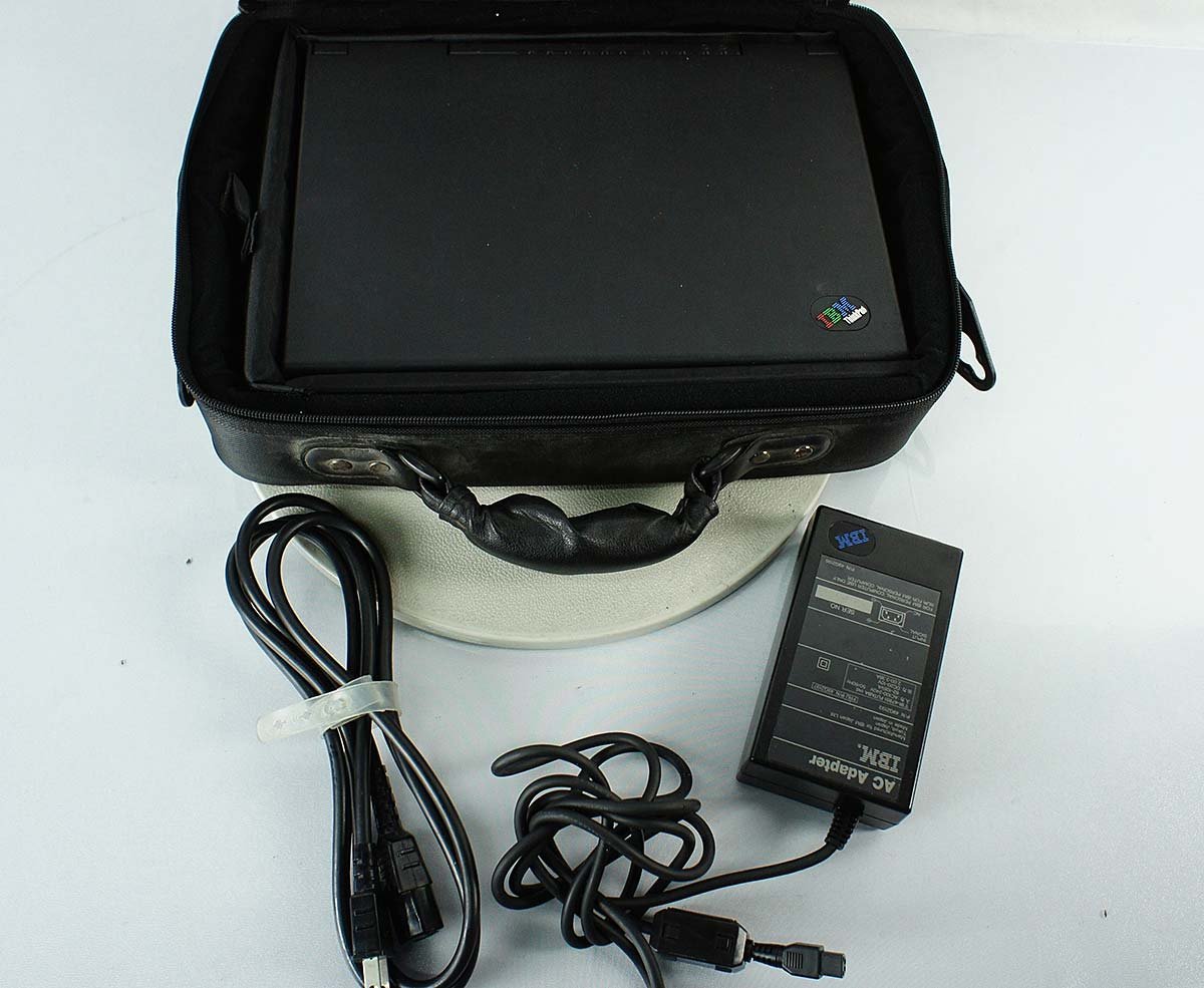 【やや傷や汚れあり】ケース付 ジャンク レトロ 希少 レア IBM ThinkPad 750C 9545-3JE ノート PC パソコン ...