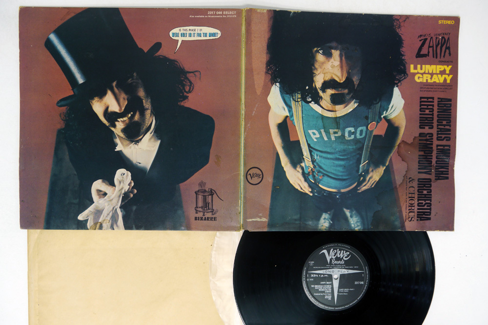 【傷や汚れあり】英 FRANK ZAPPA/LUMPY GRAVY/VERVE 2317 046の落札情報詳細 - ヤフオク落札価格検索 オークフリー