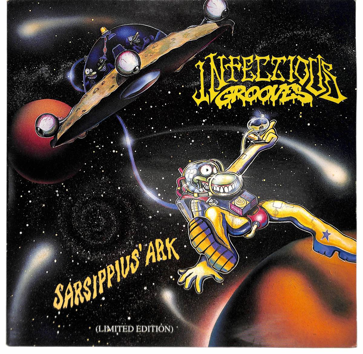 【やや傷や汚れあり】c3719/LP/蘭/限定盤/Infectious Grooves/Sarsippius' Ark (Limited ...