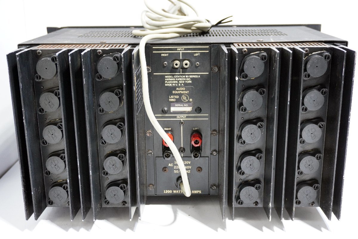 【傷や汚れあり】140☆harman/kardon Citation Sixteen CITATION 16/SERIES A パワーアンプ★ ...