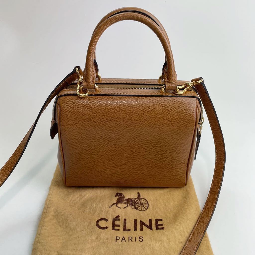 【中古】【CELINE】 セリーヌ オールドセリーヌ トートバッグ ショルダーバッグ MC98/1 茶 マカダム柄 モノグラム レザー 【保存袋付き】 の落札情報詳細| ヤフオク落札価格情報 ...