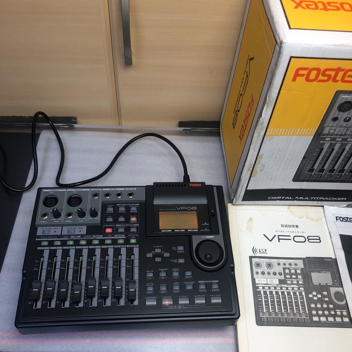 【傷や汚れあり】[B7D-312-003-2] FOSTEX フォステクス VF80 デジタル・マルチトラッカー ジャンク 【通電のみ確認済み ...