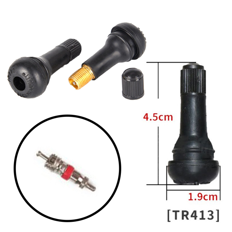 【未使用】タイヤバルブ エアバルブ キャップ ゴムバルブ TR413 チューブレス タイヤチューブ エアー タイヤ コア 自動車 修理 チェンジ ムシ 100個の落札情報詳細 - Yahoo ...