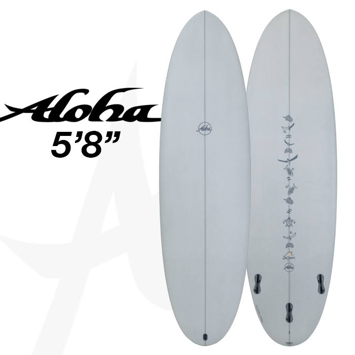 【未使用】新品未使用☆特別価格 限定 2022 ALOHAサーフボード JALAAN PEANUT PU素材 5’8” トライフィン FCSⅡ ...