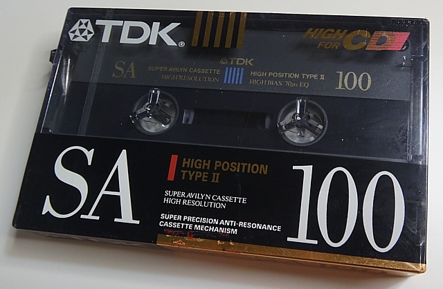 【未使用】 未開封カセットテープM007 TDK SA 7th？ Gene. CrO2(High) Position Compact Cassette Tape 100min 1pcs ...