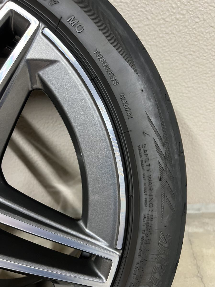 【やや傷や汚れあり】メルセデス・ベンツ W205 後期 純正アルミホイール 18インチ AMG 7.5J ET44 A2054019500 ...