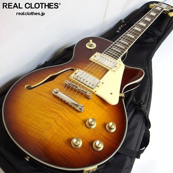 【やや傷や汚れあり】★Bacchus/バッカス BLH-80FM SB セミアコType レスポールシェイプ エレキギター ギグケース付 同梱×/170 の落札情報詳細| ヤフオク落札価格情報 ...