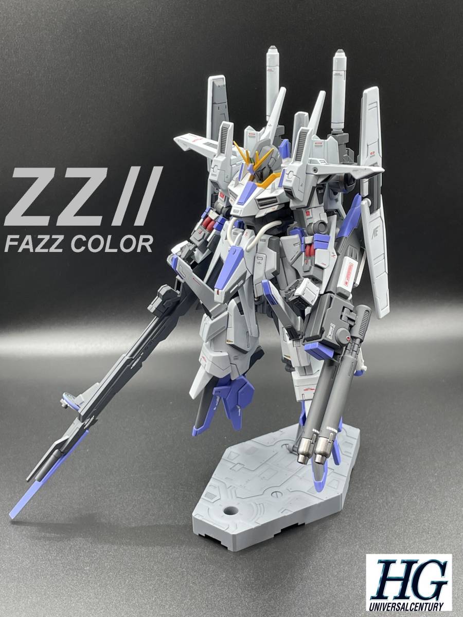 【未使用に近い】HG 1/144 ZZⅡ (FAZZカラーVer) 改造改修、全塗装完成品の落札情報詳細 - ヤフオク落札価格検索 オークフリー
