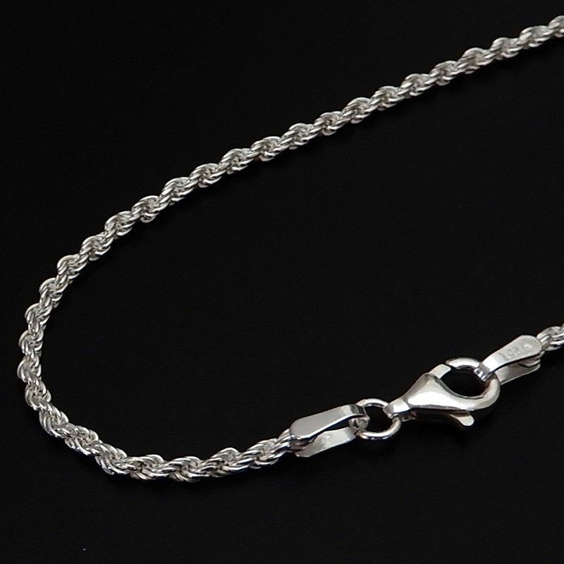 【未使用】ネックレス メンズ シルバー925 フレンチロープ チェーン 55cm 1.9mmmm アクセサリーフレンチロープ ネックレス のみ チェーン だけ fr455の落札情報詳細 ...