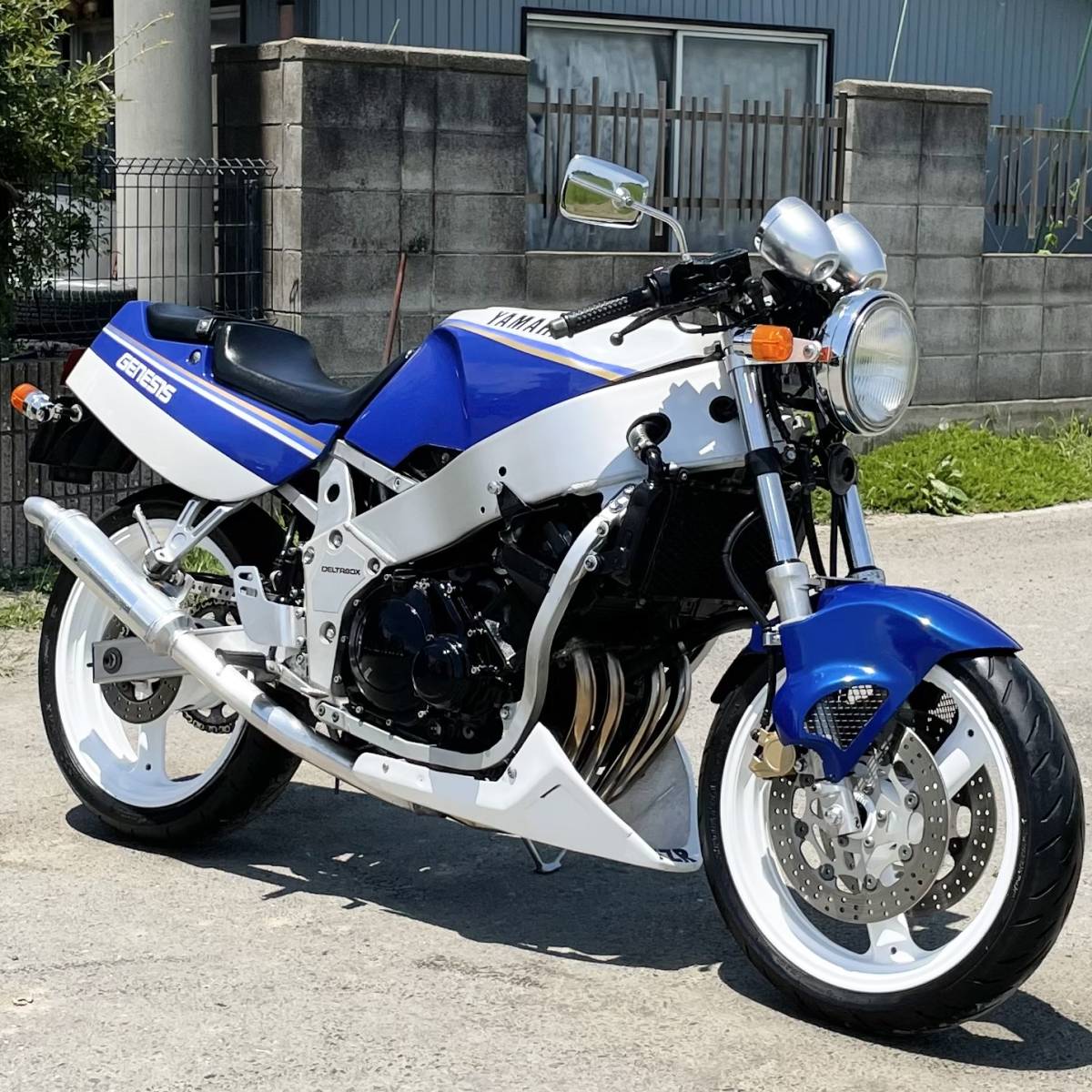 【やや傷や汚れあり】FZR400 カスタム 実動 書類付き 車検付R6年4月迄 1WG 昭和62年 絶版 ヤマハ 検）FZR GSX GPZ ZXR NS CB CBX CBR FX VFR ...