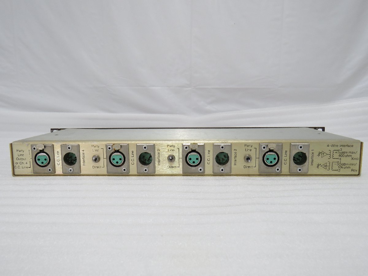 【傷や汚れあり】100☆Clear-Com intercom systems IF4-4★0622-772の落札情報詳細 - Yahoo ...