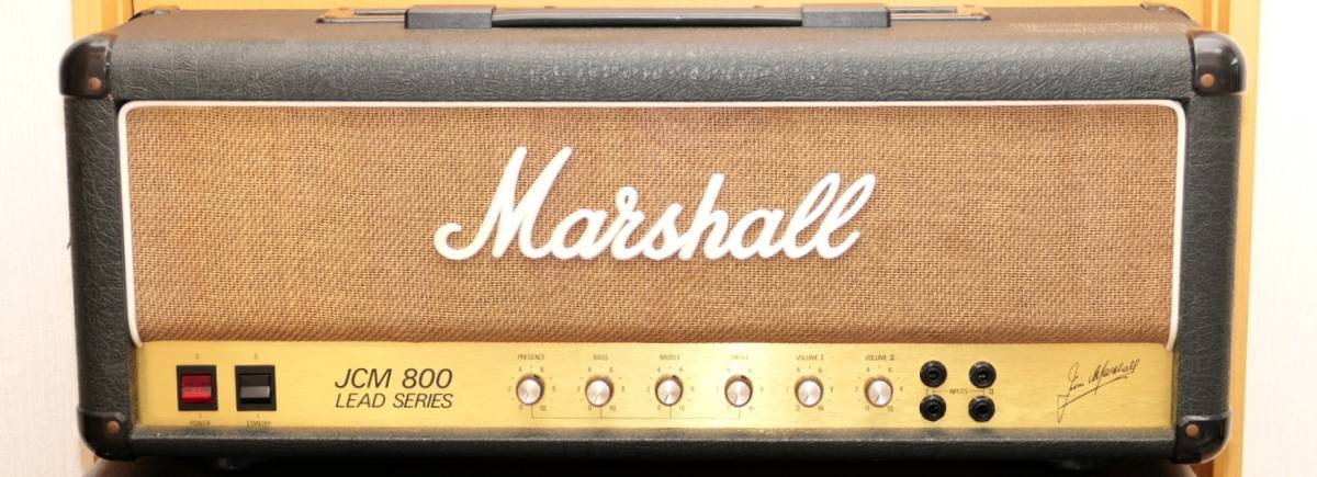 【やや傷や汚れあり】 希少即決！Marshall JCM 800 1959 MKⅡ SUPER LEAD 100W MK2 マーシャルの落札情報詳細 - Yahoo!オークション落札価格検索 ...