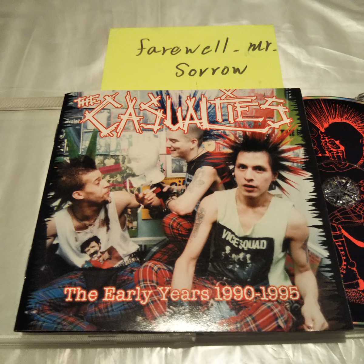 【やや傷や汚れあり】THE CASUALTIES カジュアリティーズ THE EARLY YEARS 1990-1995 輸入盤CD ...