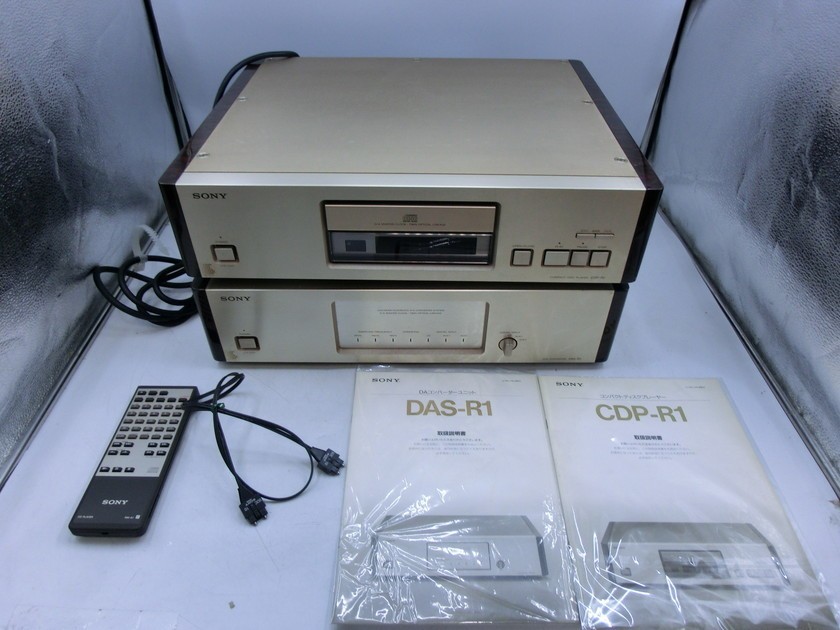 【傷や汚れあり】T【り-27】【200サイズ】SONY ソニー/CDP-R1/CDトランスポート + DAS-R1 D/Aコンバーター/※動作不良ジャンク品の落札情報詳細 - Yahoo ...