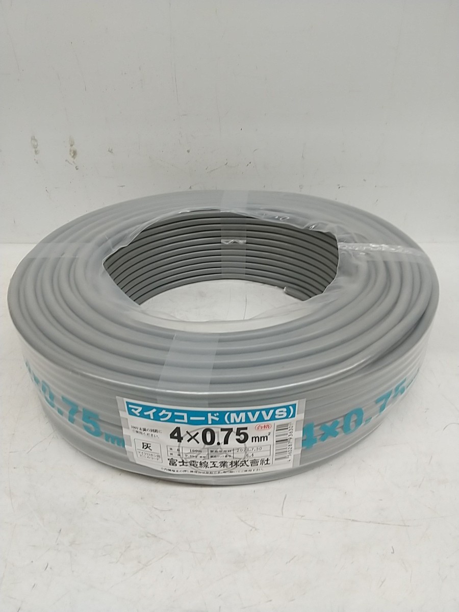 【新品】【未使用】田中電線/TANAKA H-VFF USH-VFF110 / 0.75 耐熱ビニルコード 100m 黒 配線 部品 電気パーツ の落札情報詳細| ヤフオク落札価格情報 オークフリー