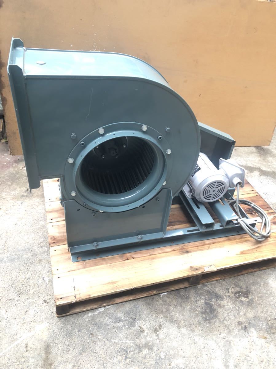 【やや傷や汚れあり】テラル CLF6-NO.2-TH-R-RS-B-e シロッコファン 台座付き 空調 設備 吸排気 ダクト ファン 換気 ...