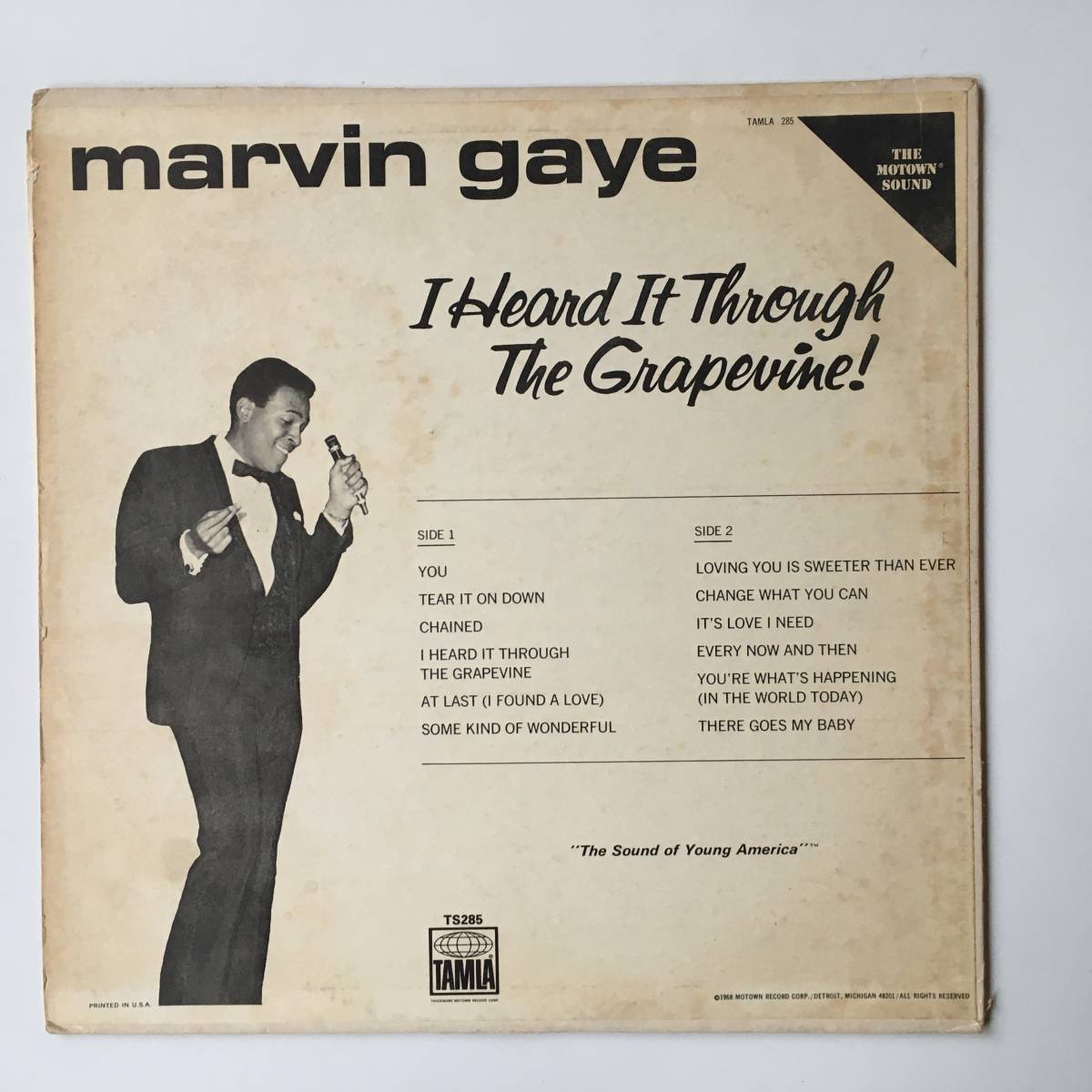 【目立った傷や汚れなし】22711 Marvin Gaye - I Heard It Through The Grapevine マーヴィン ...