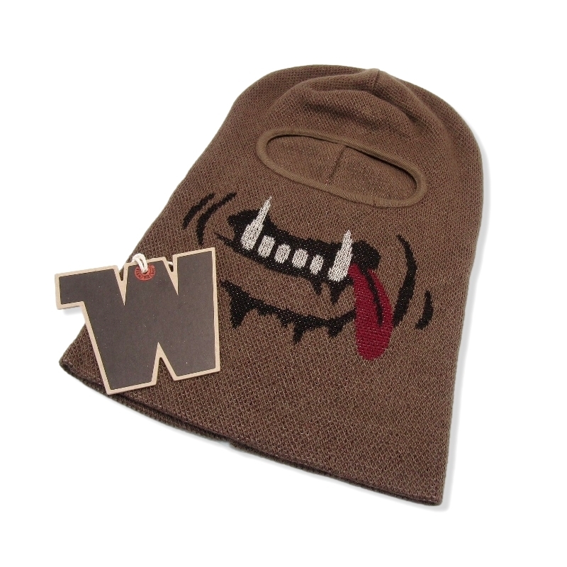 【未使用】未使用 WEIRDO ウィアード ニットマスクキャップ WRD-21-AW-G10 Lone Wolf Knit Mask Cap ...