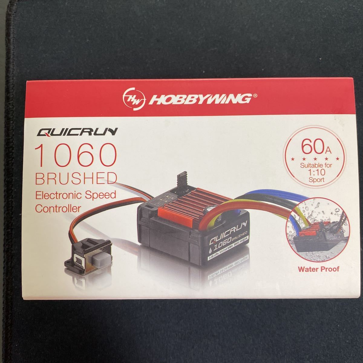 【目立った傷や汚れなし】HOBBYWING QuicRUN-WP-1060-Brushed ホビーウイング ブラシ用ESCの落札情報詳細 ...