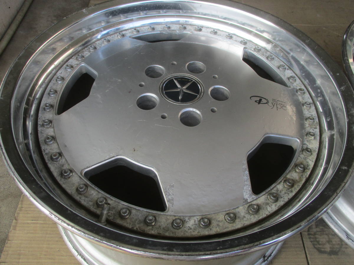 【傷や汚れあり】STARFORM Dtype 18インチ PCD114．3 9J ＋43 2本セット 画像判断 ベース用 スターフォルムの落札 ...
