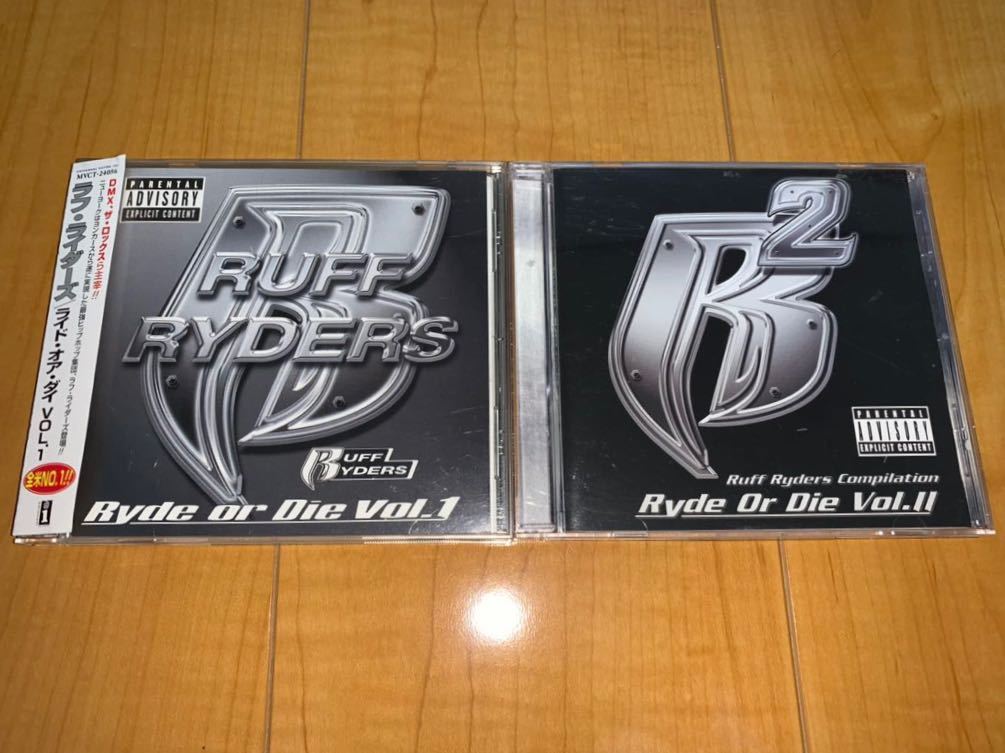 【やや傷や汚れあり】【即決送料込み】ラフ・ライダーズ / Ruff Ryders アルバム2枚セット / Ryde Or Die Vol.1 ...