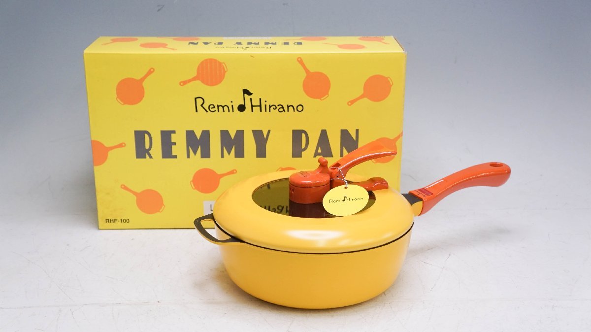 【未使用】【未使用品】レミパン Remi Hirano 平野レミ 片手鍋 フライパン 24cm イエローの落札情報詳細 - ヤフオク落札価格 ...