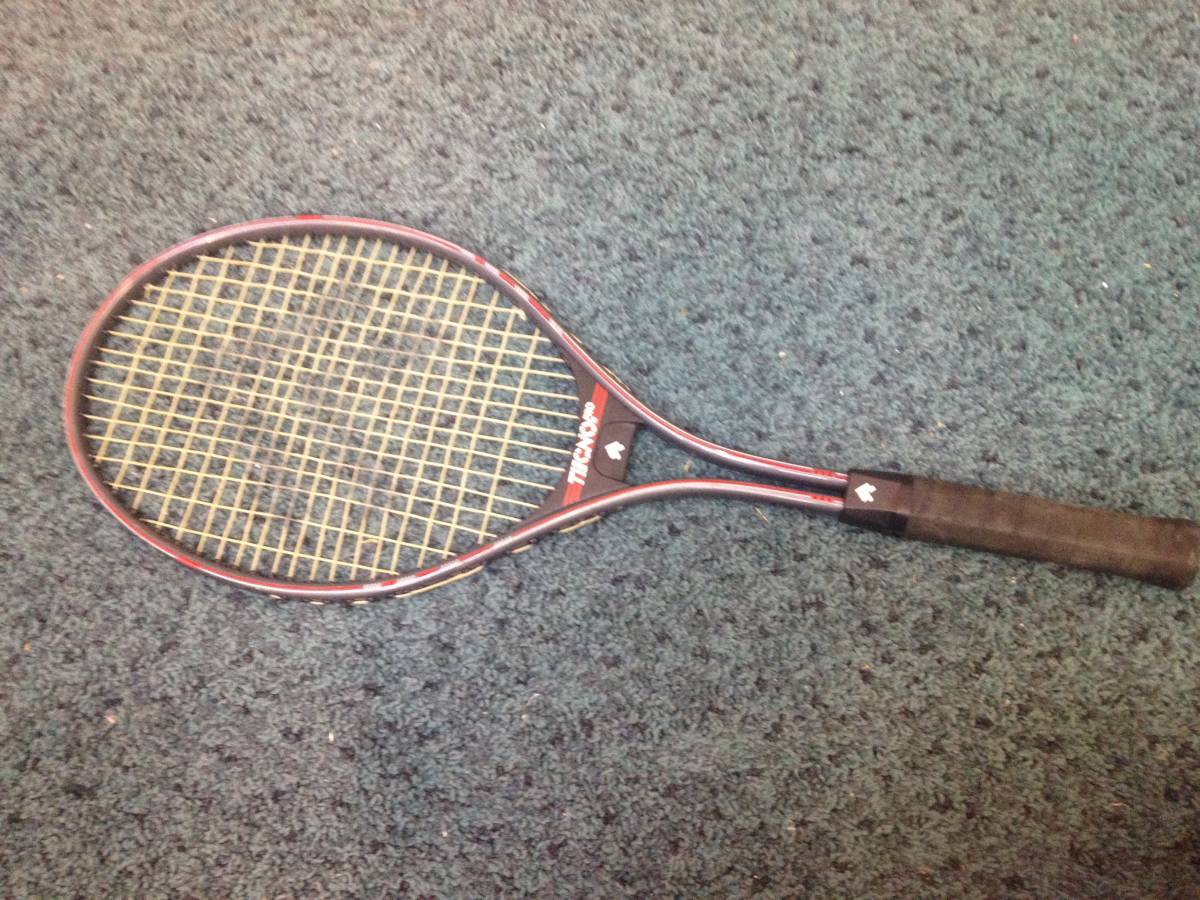 【傷や汚れあり】★ TECNO PRO SUPREME などと記載された テニス ラケット 1円スタート tennis racket 庭球 ...