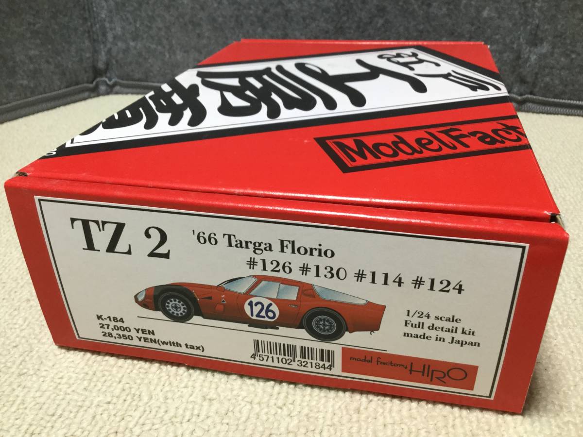 【未使用】モデルファクトリーヒロ MFH 1/24 Alfa Romeo TZ2 1966 Targa Florio(K-184)の落札情報詳細 - ヤフオク落札価格検索 オークフリー