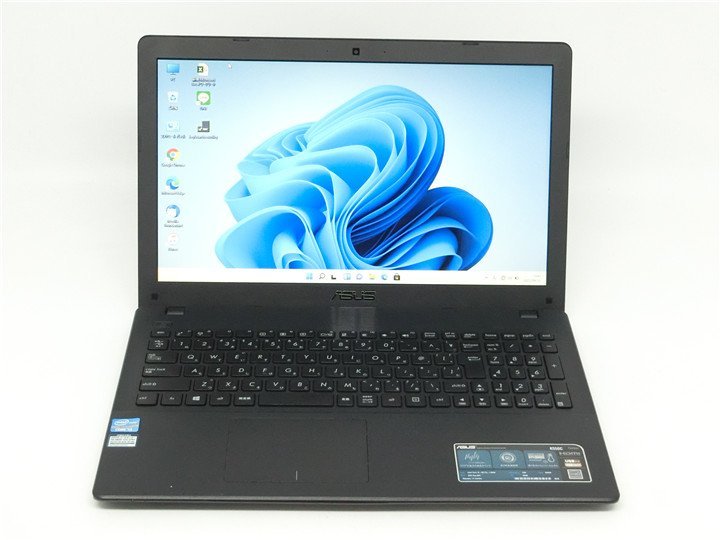 【傷や汚れあり】カメラ内蔵/中古ノートパソコンASUS K550C Core i3 3217U/8GB/新品SSD256GB/HDMI ...