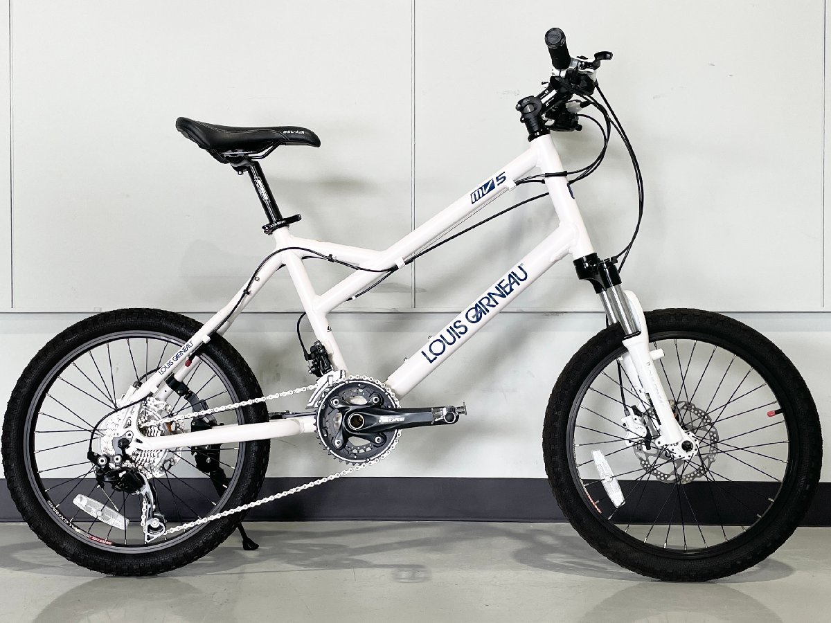 【目立った傷や汚れなし】LOUIS GARNEAU ルイガノ マウンテンバイク MTB LGS-MV5 ホワイト 6061 ALMINIUMの ...