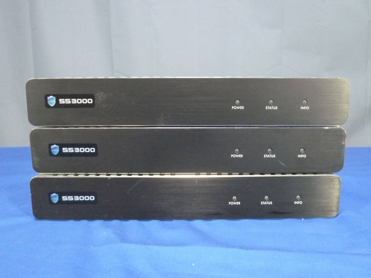 【傷や汚れあり】【3点セット】【初期化済】SAXA サクサ SS3000Std SS3000 UTM 統合脅威管理アプライアンス ACアダプタ ...