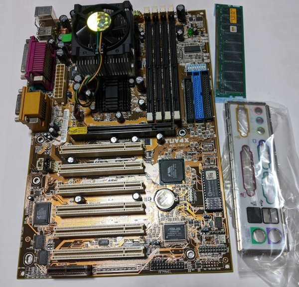 【傷や汚れあり】【送料無料】マザーボード ASUS TUV4X Socket 370 VIA Apollo Pro 133T chipsetの落札情報詳細 - ヤフオク落札価格検索 オークフリー