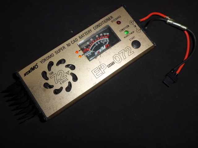 【傷や汚れあり】当時物 ヨコモ YOKOMO SUPER NI-CAD BATTERY CONDITIONER スーパーバッテリー コンディショナー EP MATE 072 Ni-cd 7 ...